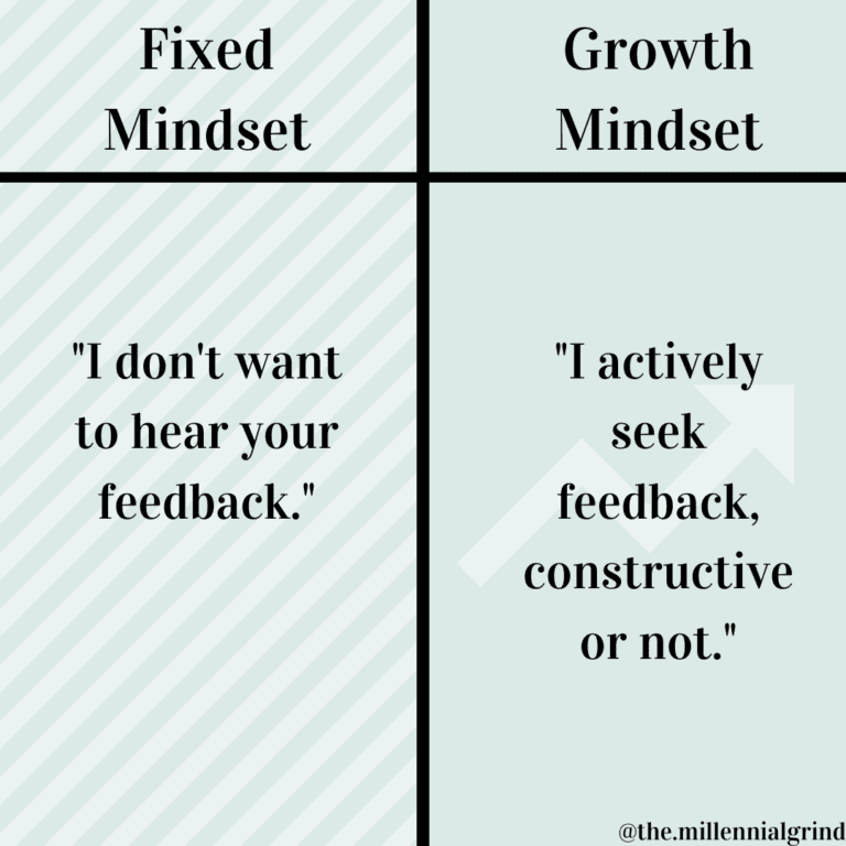 18 Fixed Mindset vs Growth Mindset Examples | The Millennial Grind
